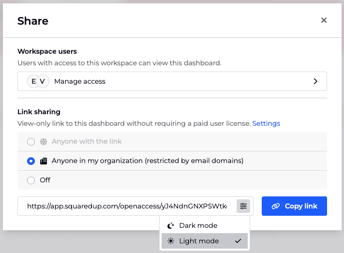 SquaredUp Cloud Support